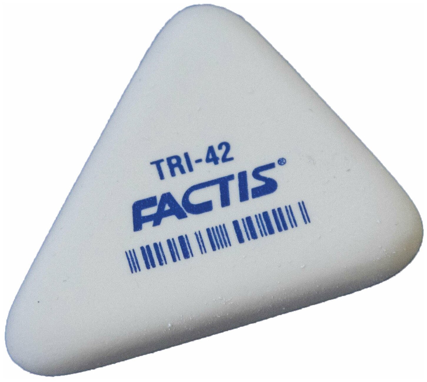 Ластик FACTIS TRI 42 (Испания), 45х35х8 мм, белый, треугольный, PMFTRI42 (упаковка 42 шт.)