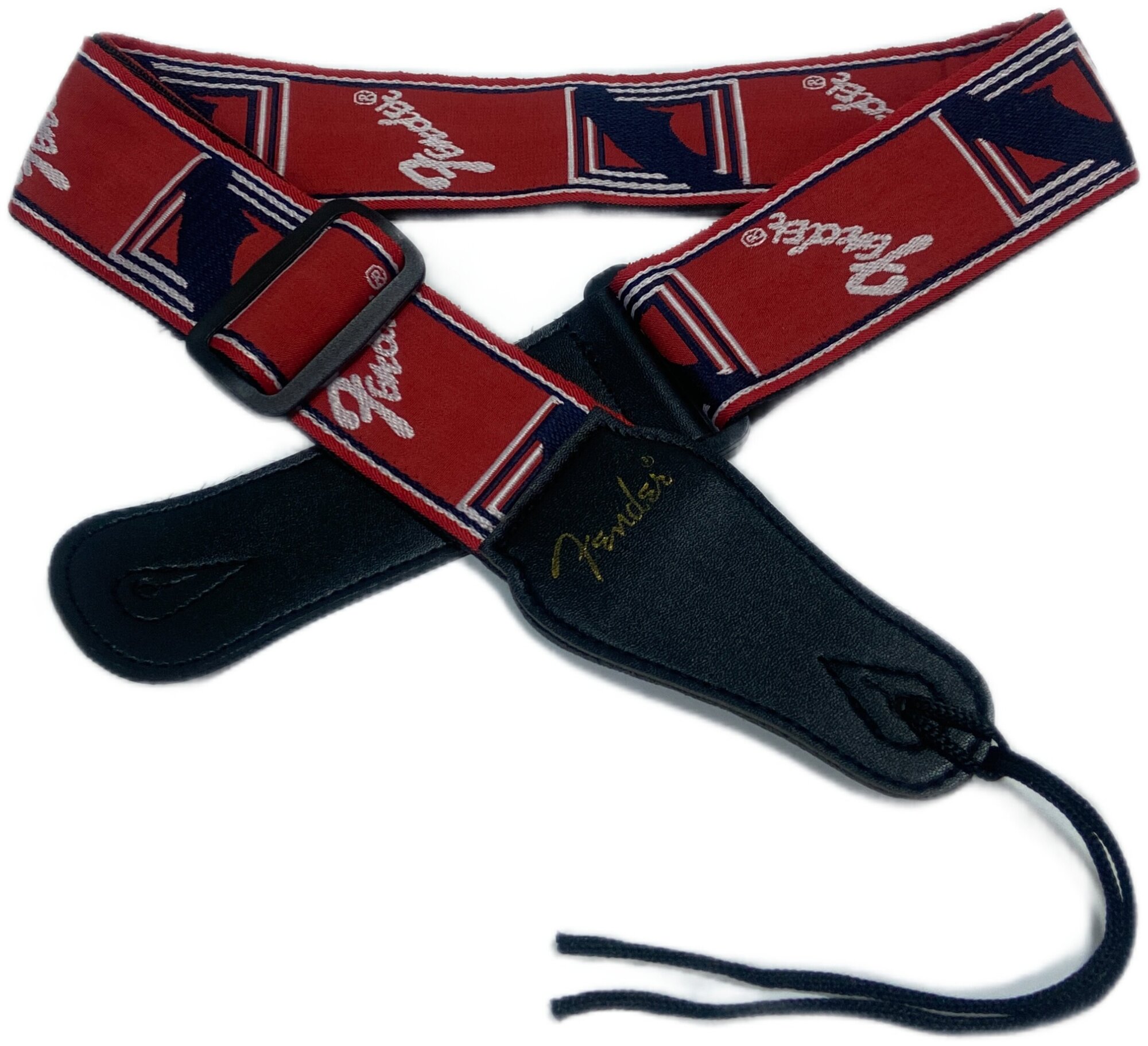 Гитарный ремень Fender, Monogrammed Strap, red/white/blue