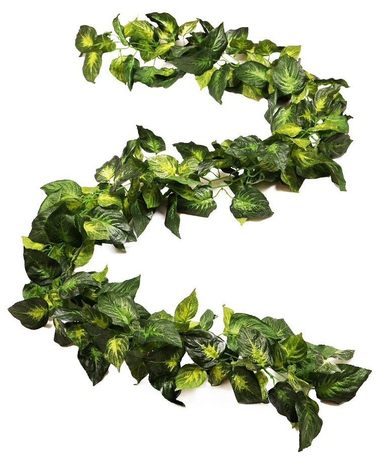 Искусственная лиана Holodilova Е-00-50-8, длина 2.7 м, зеленая, текстиль