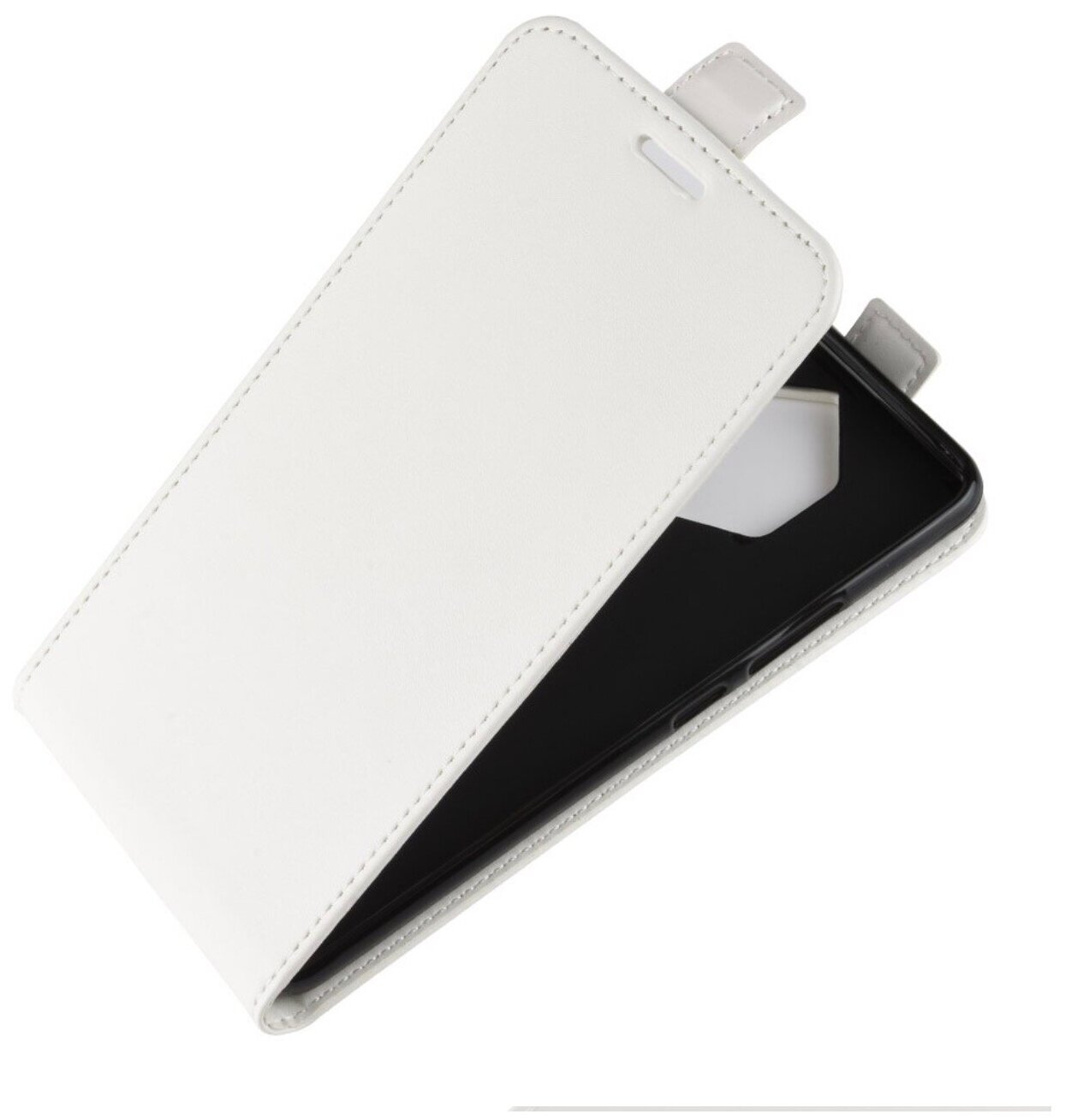 Чехол-флип Чехол. ру для Microsoft Nokia Lumia 535 вертикальный откидной белый