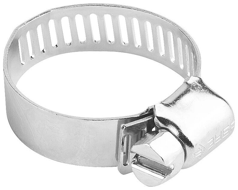 Хомуты оцинкованные, просечная лента 8 мм, 8-13 мм, 200 шт, ЗУБР