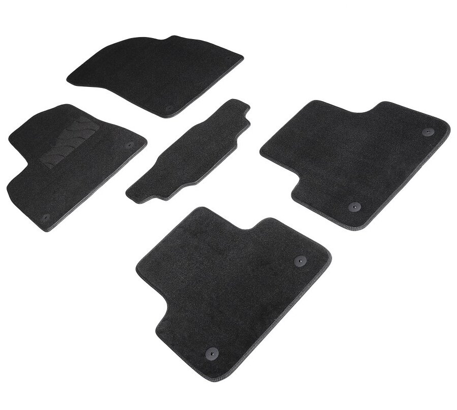 Ворсовые коврики LUX для Audi Q7 II 2015-2019