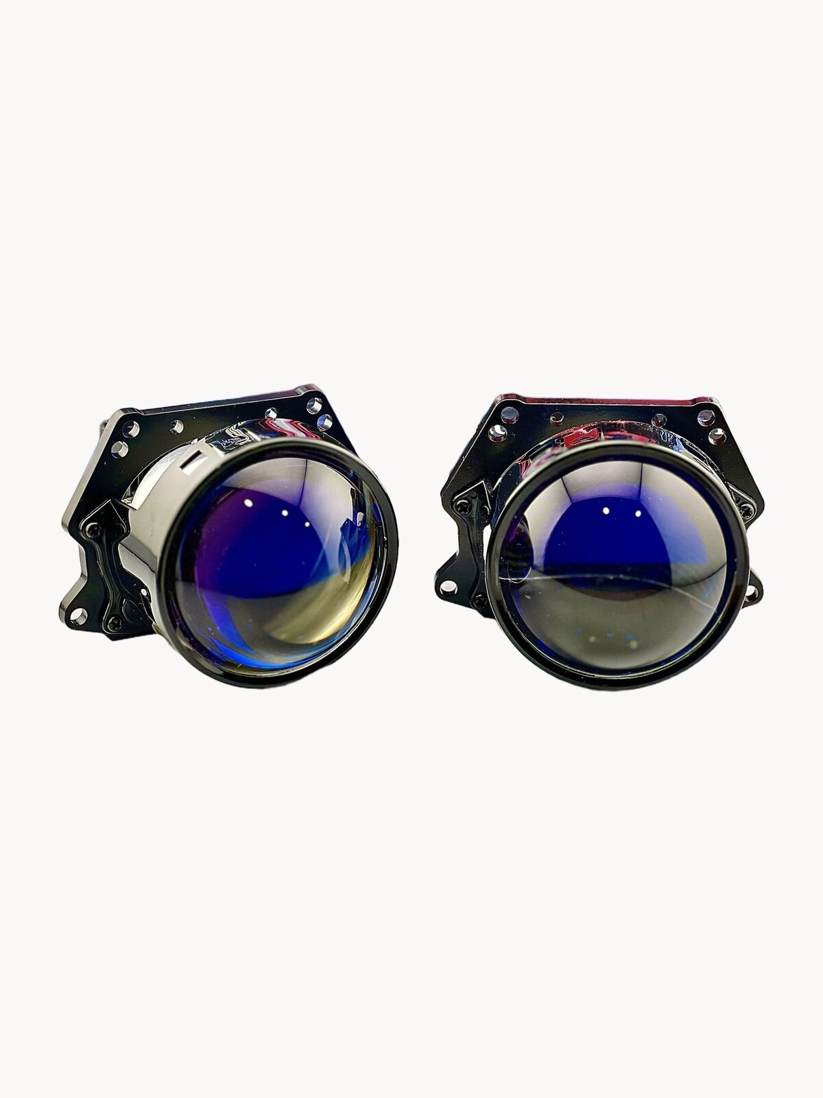 Линзы Bi Led 3.0 дюйма светодиодные ближнего и дальнего света в автомобильные фары / Би Лед модули комплект 2шт