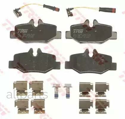 TRW GDB1601 Колодки задние MB W639 (VITO) TRW GDB1601