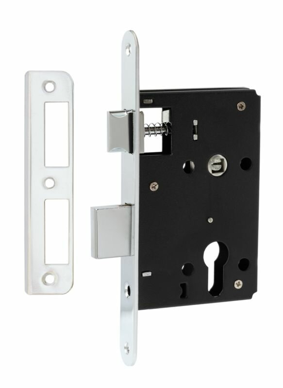 Замок врезной с защелкой под личинку Ferre-Vettore 968-45-cp под Симферополь 45 мм