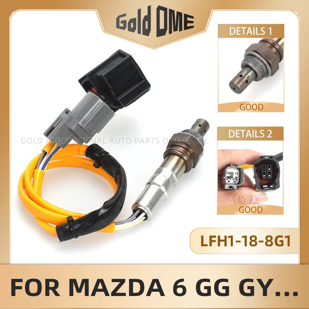 Оригинальный японский датчик O2 LFH1-188G1, лямбда-зонд для Mazda 6 GG GY 2002-2007 1,8 2,0 2,3 LFH1-18-8G1, датчик кислорода