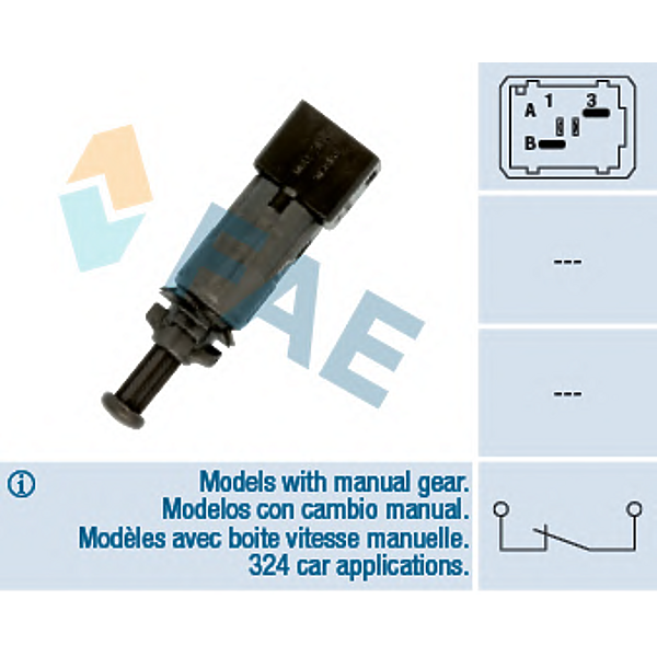 FAE 24890 (09160984 / 24890FAE / 2532000QAB) датчик стоп сигнала