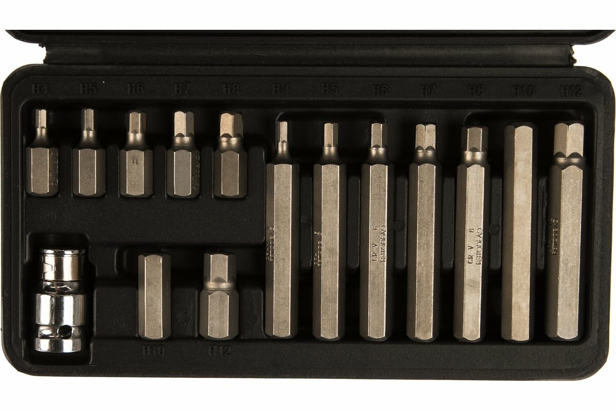 АвтоDело набор звездочек 15пр. шестигранные 40645 10271