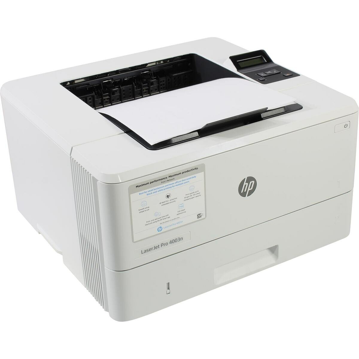 HP LaserJet Pro 4003N <2Z611A> (A4, 40 стр/мин, 256Mb, LCD, USB2.0, сетевой)
