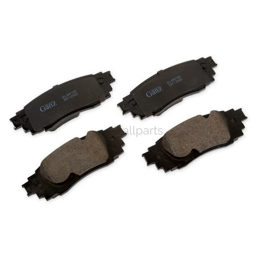 GANZ GIJ09182 Колодки задние TOYOTA Camry / LEXUS RX200T/RX350/RX450H/UX250H GANZ GIJ09182