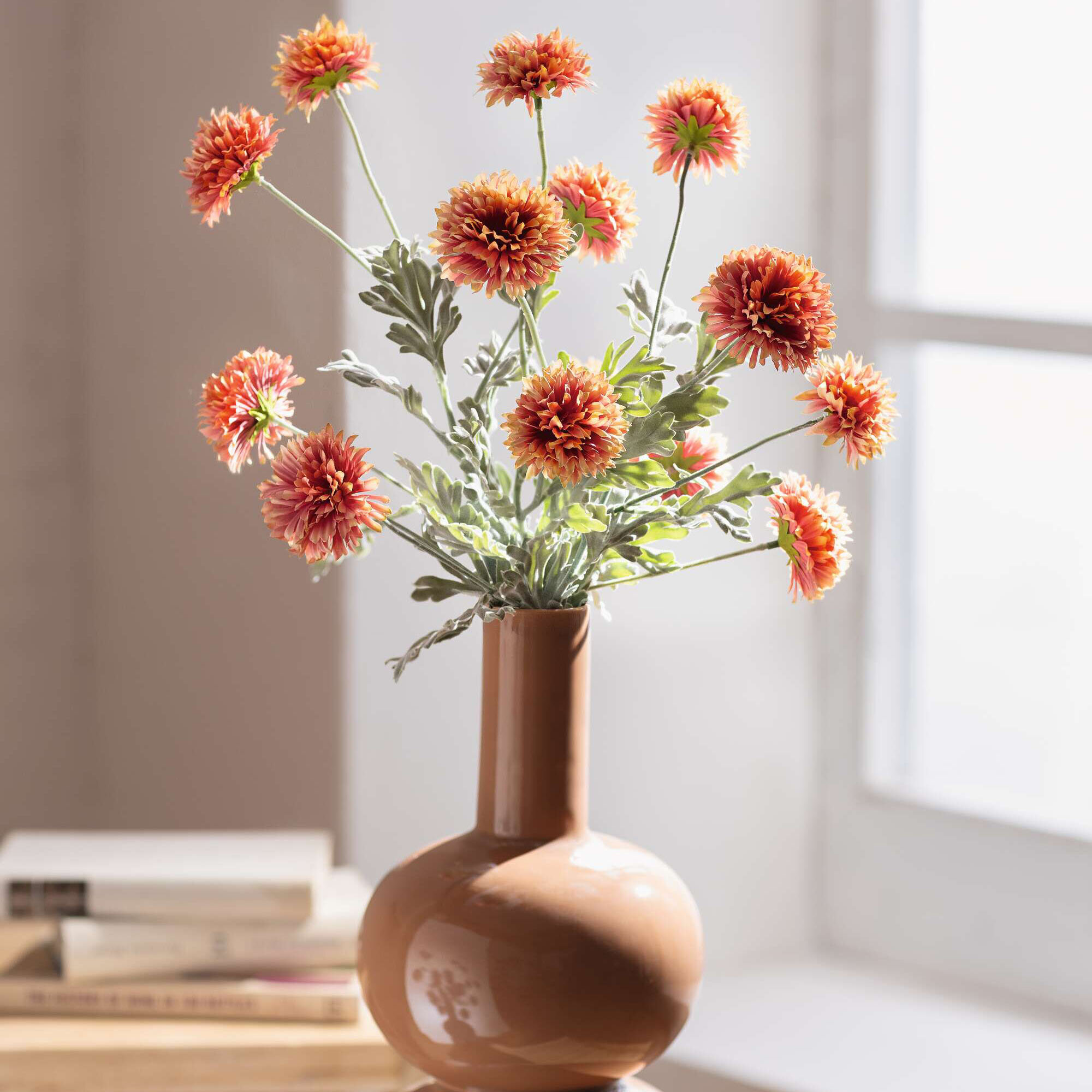 Декоративные цветы "Георгины" 3 штуки