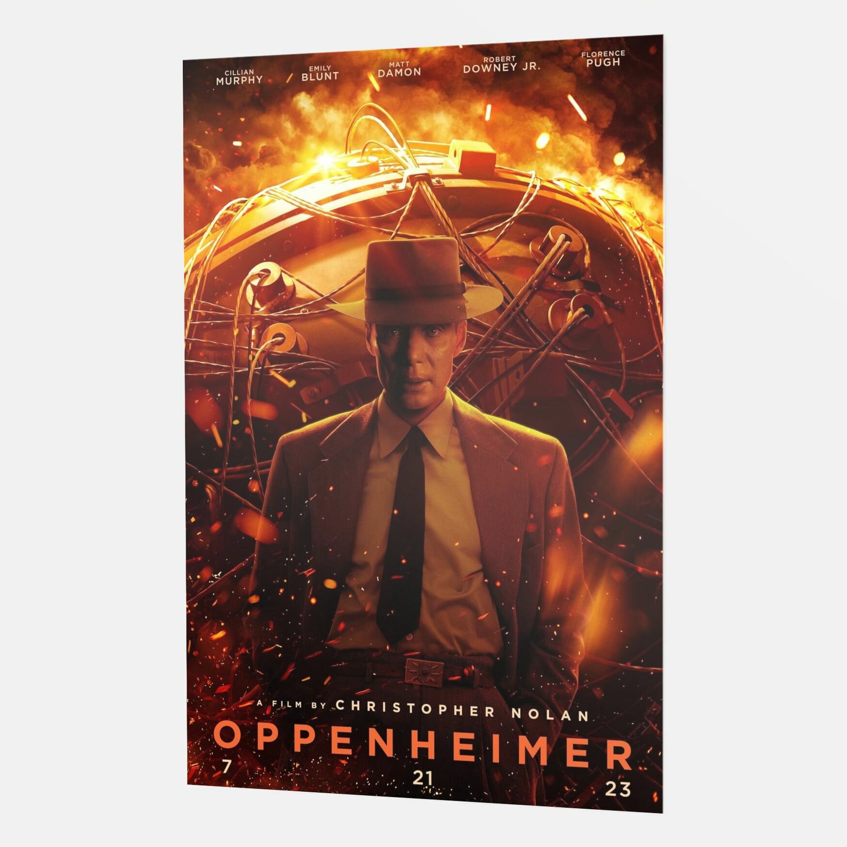 Постер (плакат) по фильму Оппенгеймер 40x60 см. от Poster4me
