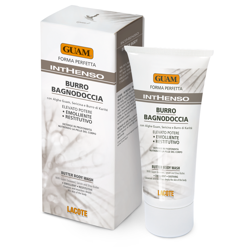 Молочко Guam Inthenso Молочко для душа с маслом Карите Burro Bagnodoccia, 150 мл