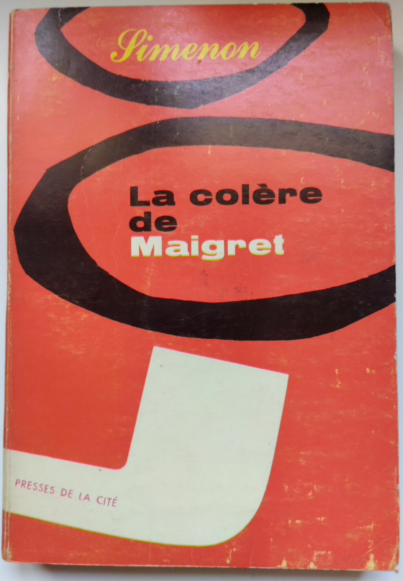 La colere de Maigret / Мэгре в гневе. 1963 год. Первое издание (на французском языке)