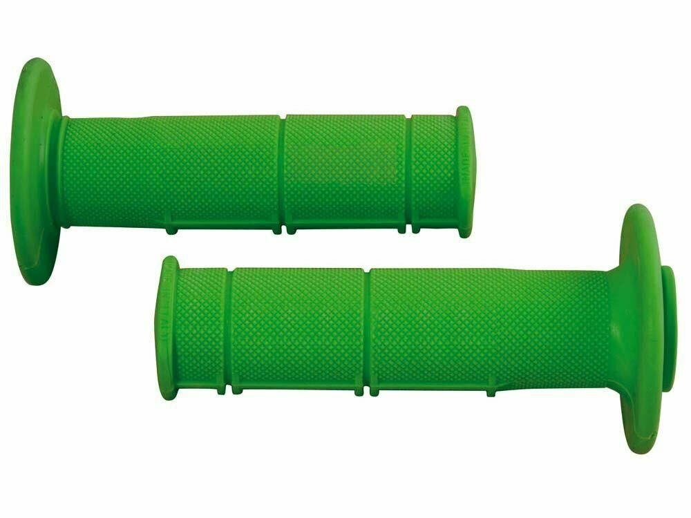 Ручки на руль Soft Grips 115мм зеленые для мотоцикла