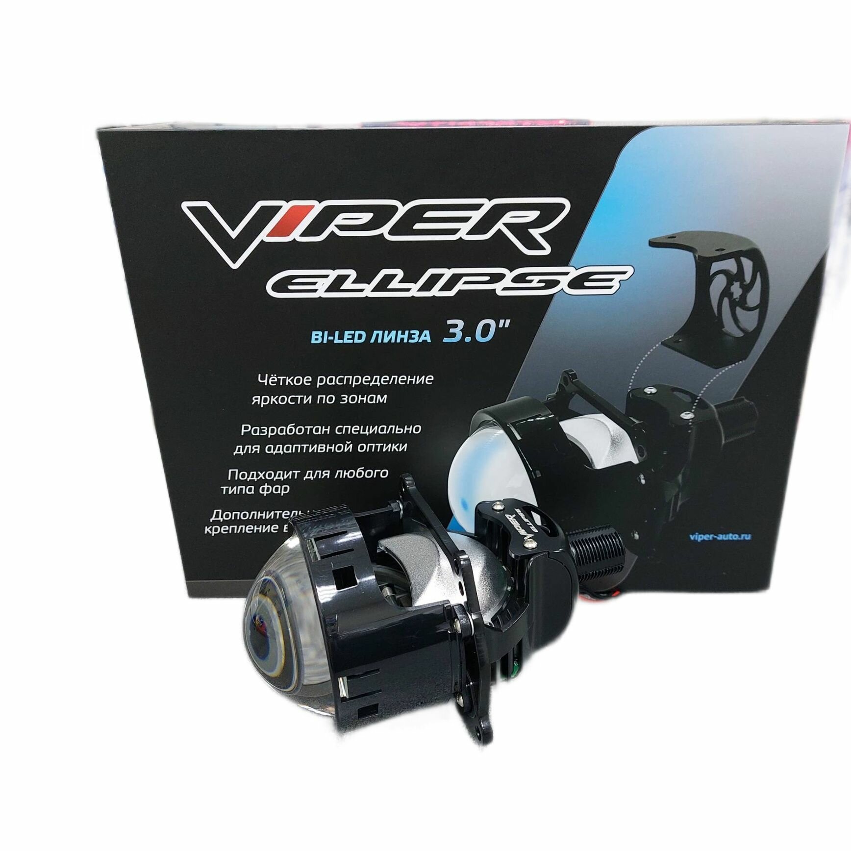 Би лед светодиодные линзы 3,0 дюйма Viper Ellipse