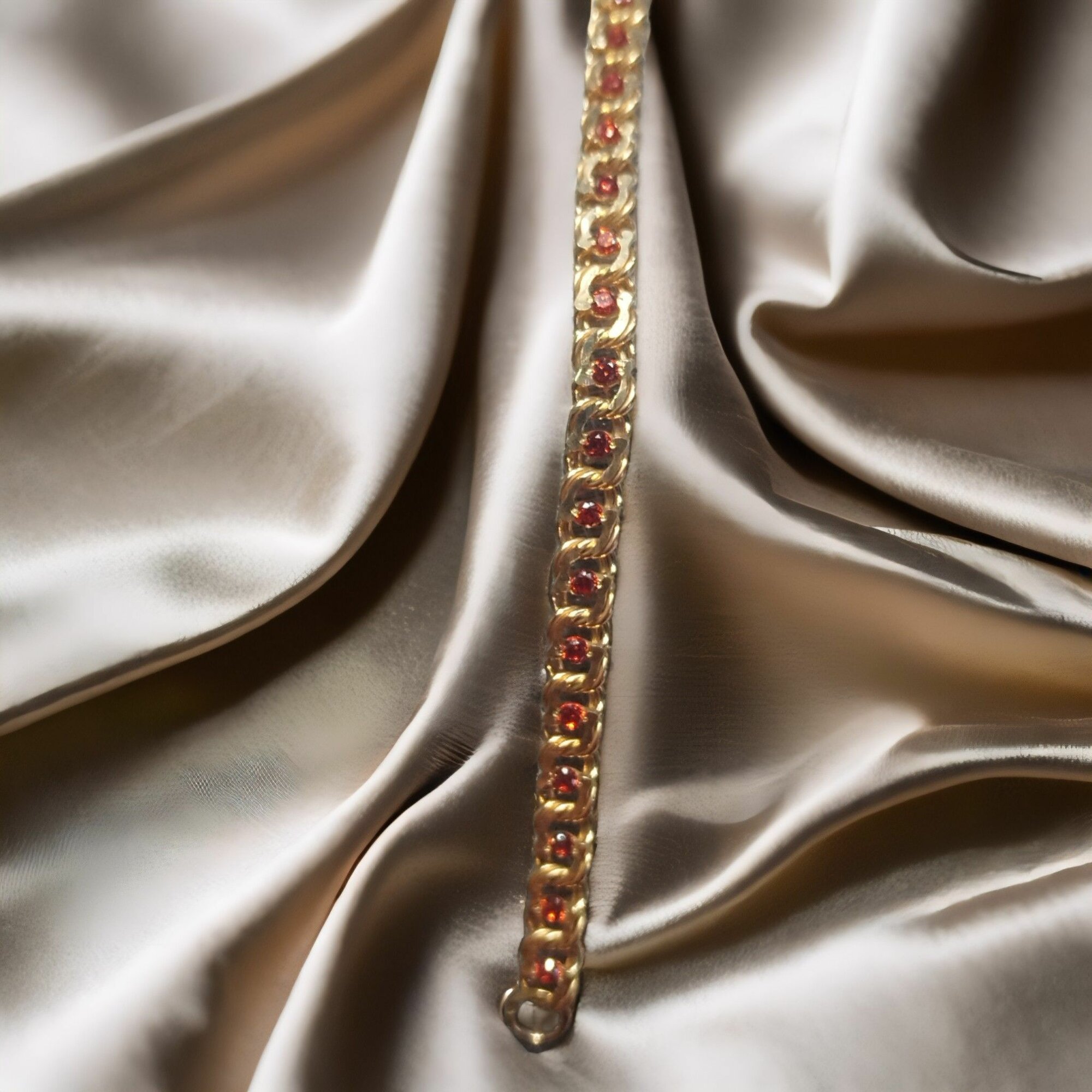 Браслет, искусственный камень