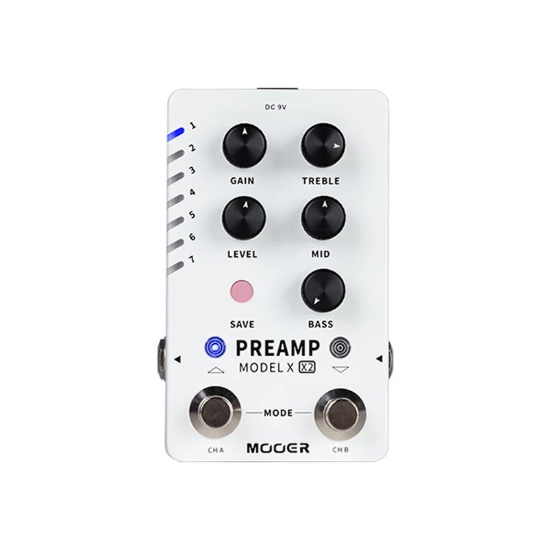 Mooer PREAMP MODEL X X2 цифровая гитарная педаль EU plug