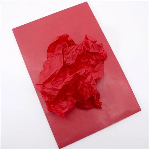 Полупрозрачная упаковочная бумага A4/A5, 100 листов Красный, 100pcs A4 Red