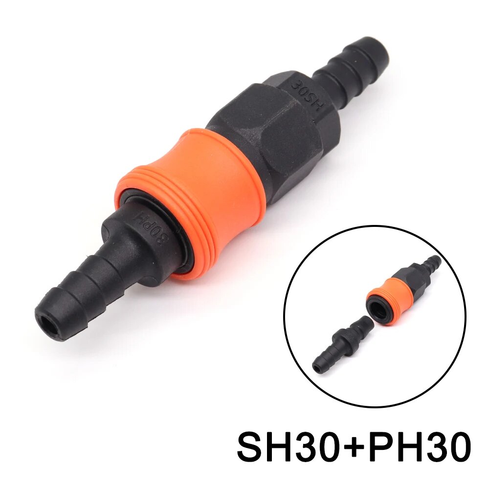 Пневматический быстроразъемный соединитель C-тип сталь пластик 1PC SH30 1PC PH30