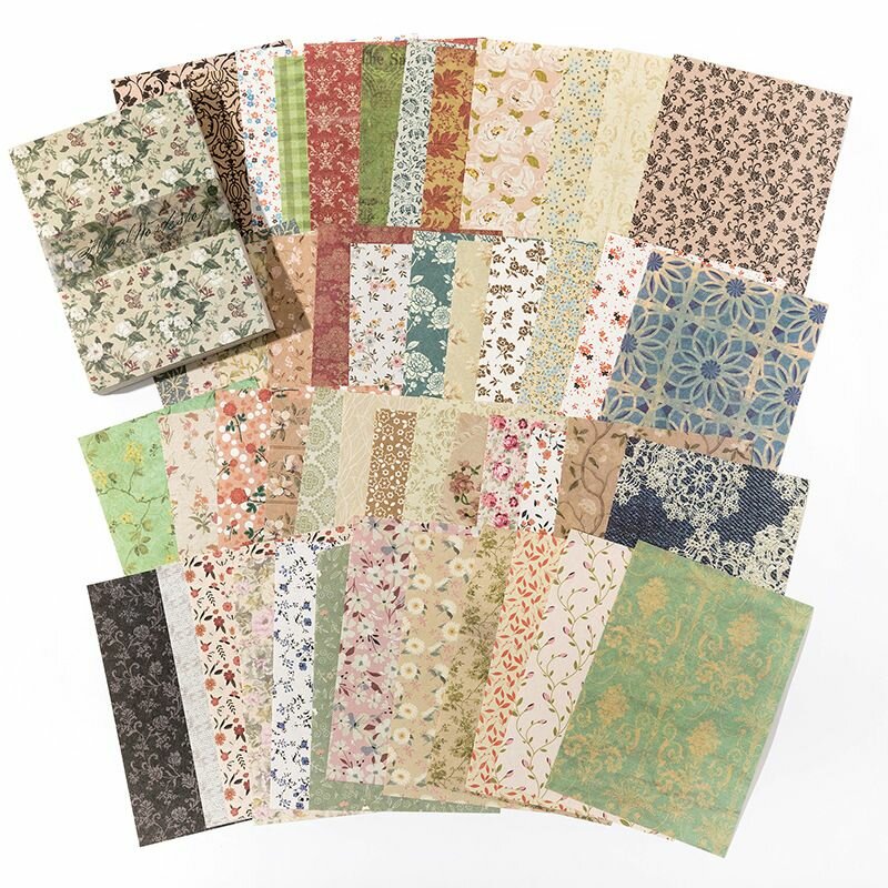 Бумага для скрапбукинга Ретро Литературный Декоративный Материал Бумага для скрапбукинга 100 шт./компл. Его можно использовать для украшения справочников, подарочной упаковки, украшения дома