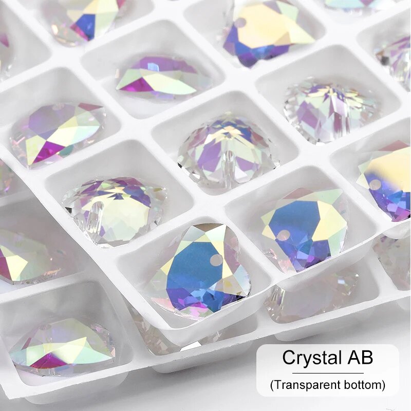 PIPATIAN подвески из стекла 8/14.5 мм 10.5mm-10pcs, Crystal AB