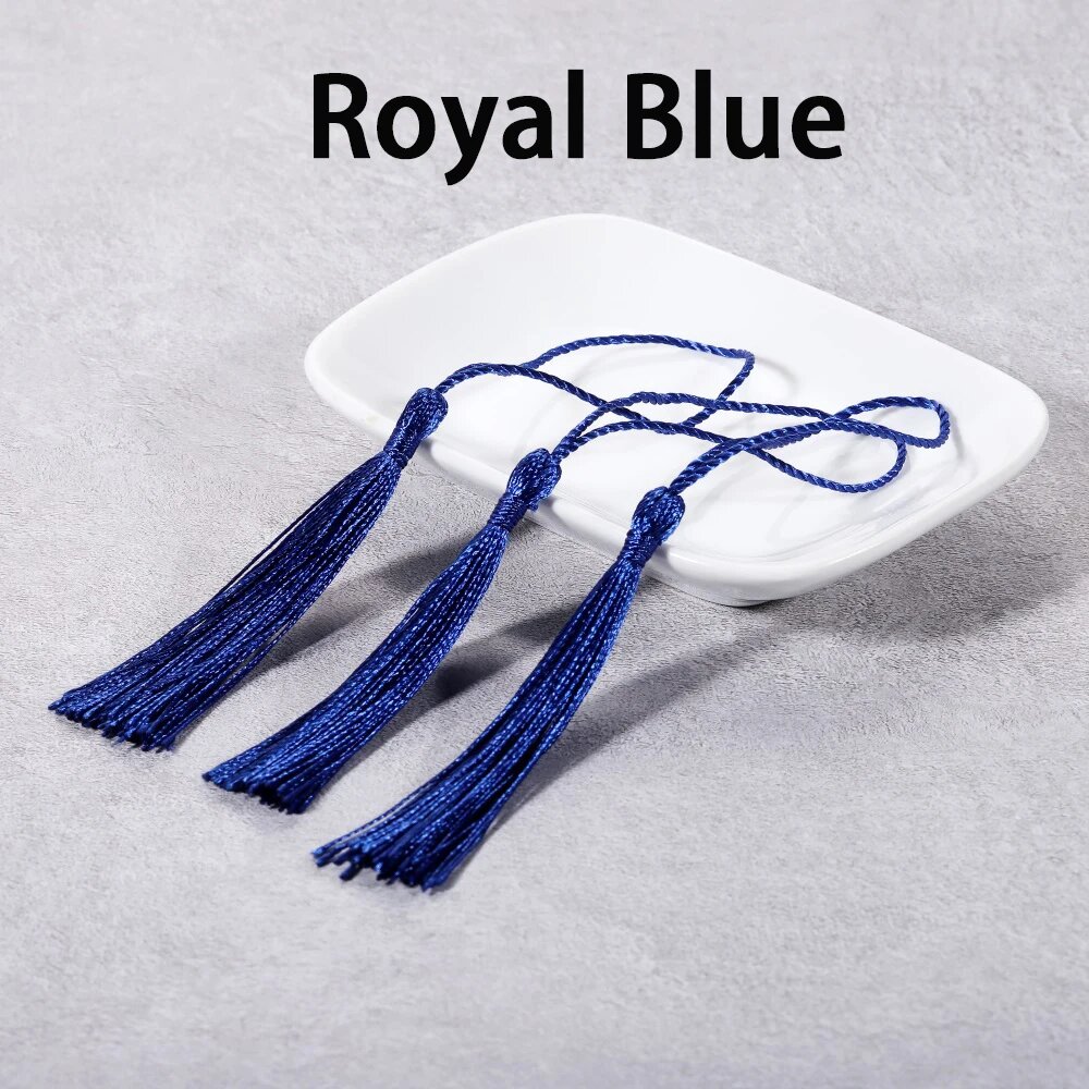 30шт. Подвеска с бахромой Royal Blue, 70 мм