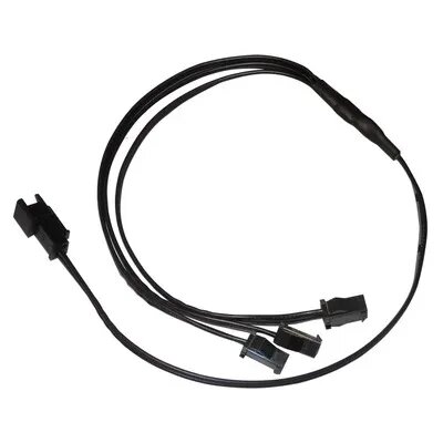 EL Wire RGB 1M Подсветка Черный, 1M, 30cm 1to 3 wire