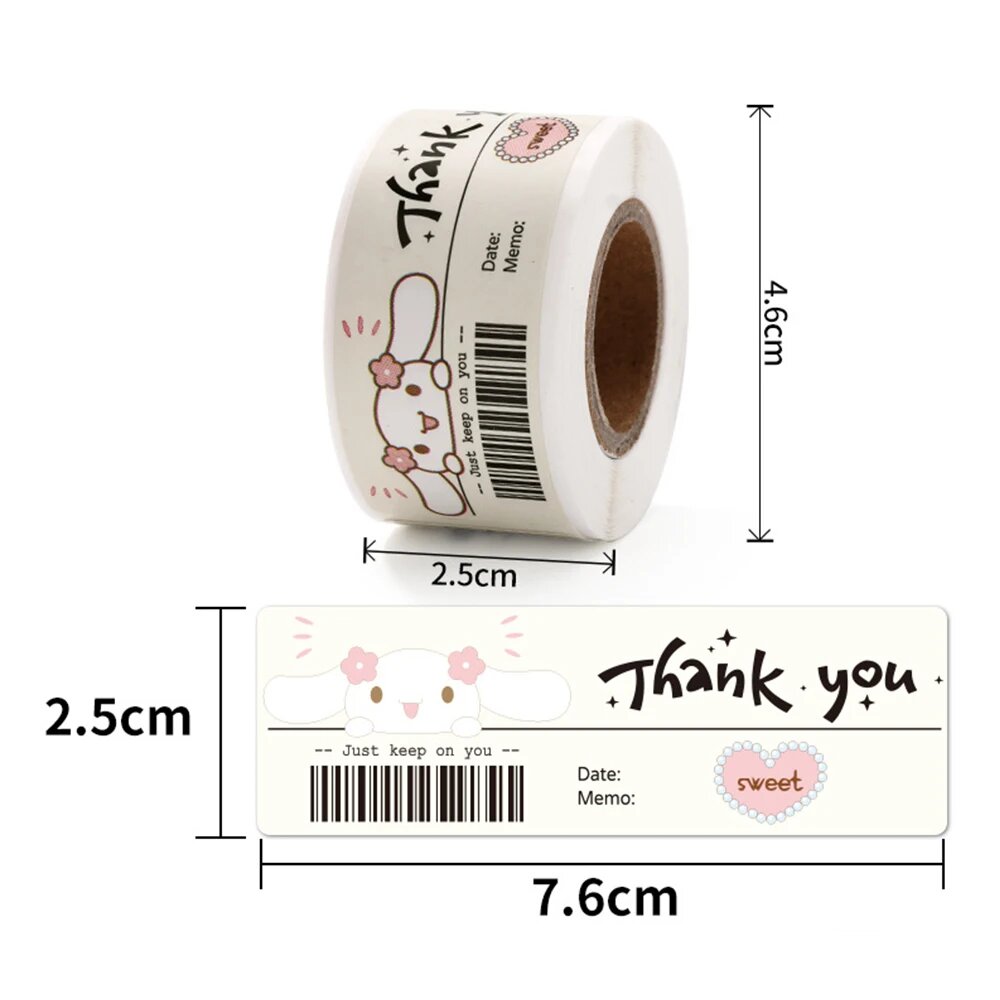 Наклейки Sanrio Kuromi My Melody розовые, Style5