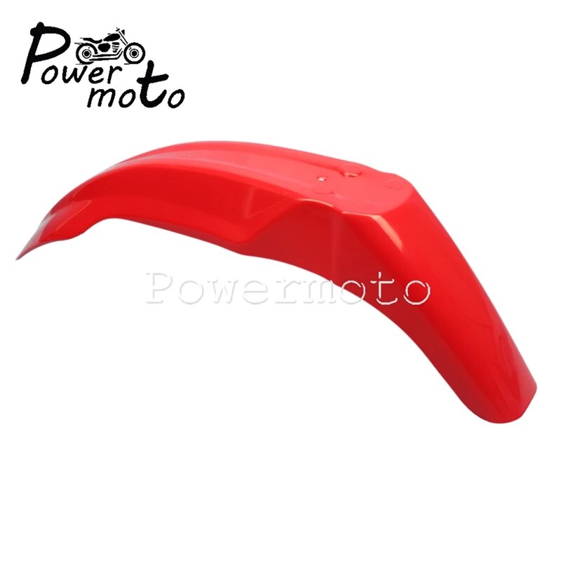 Переднее крыло мотоцикла Enduro Off Road, черная защита для Honda XR CRF 50 230 250 450 650, универсальные 7-цветные брызговики для колес Красный, Красный