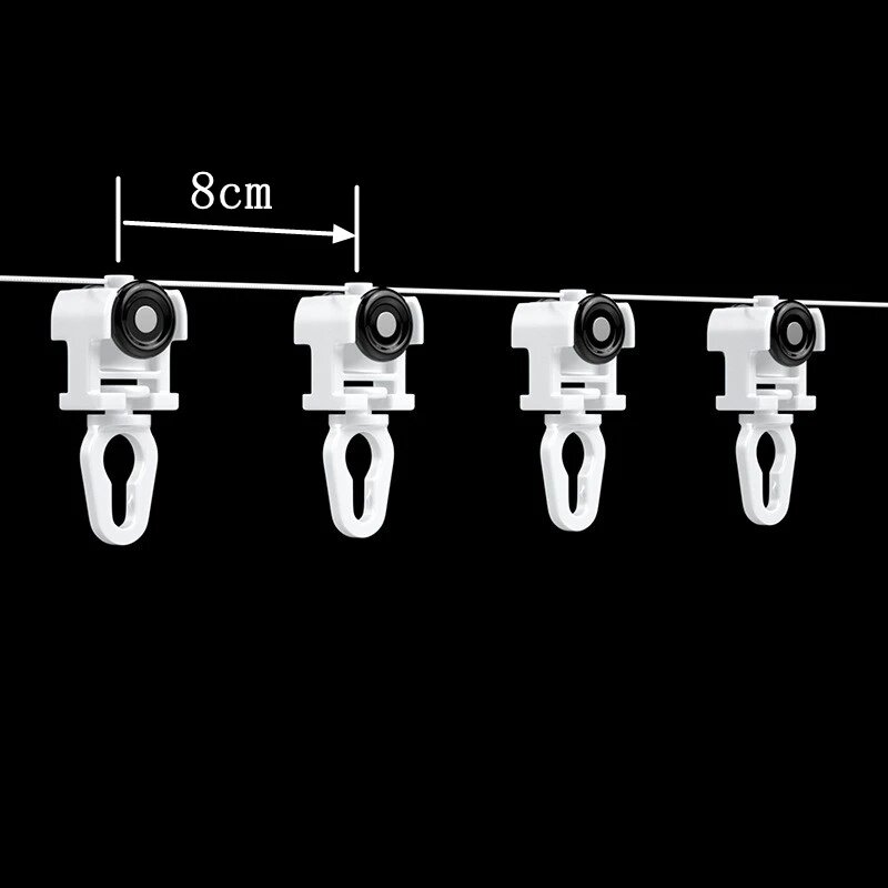 Колеса для штор Jialisi 6см 7см 8см Distance 8cm, 3M