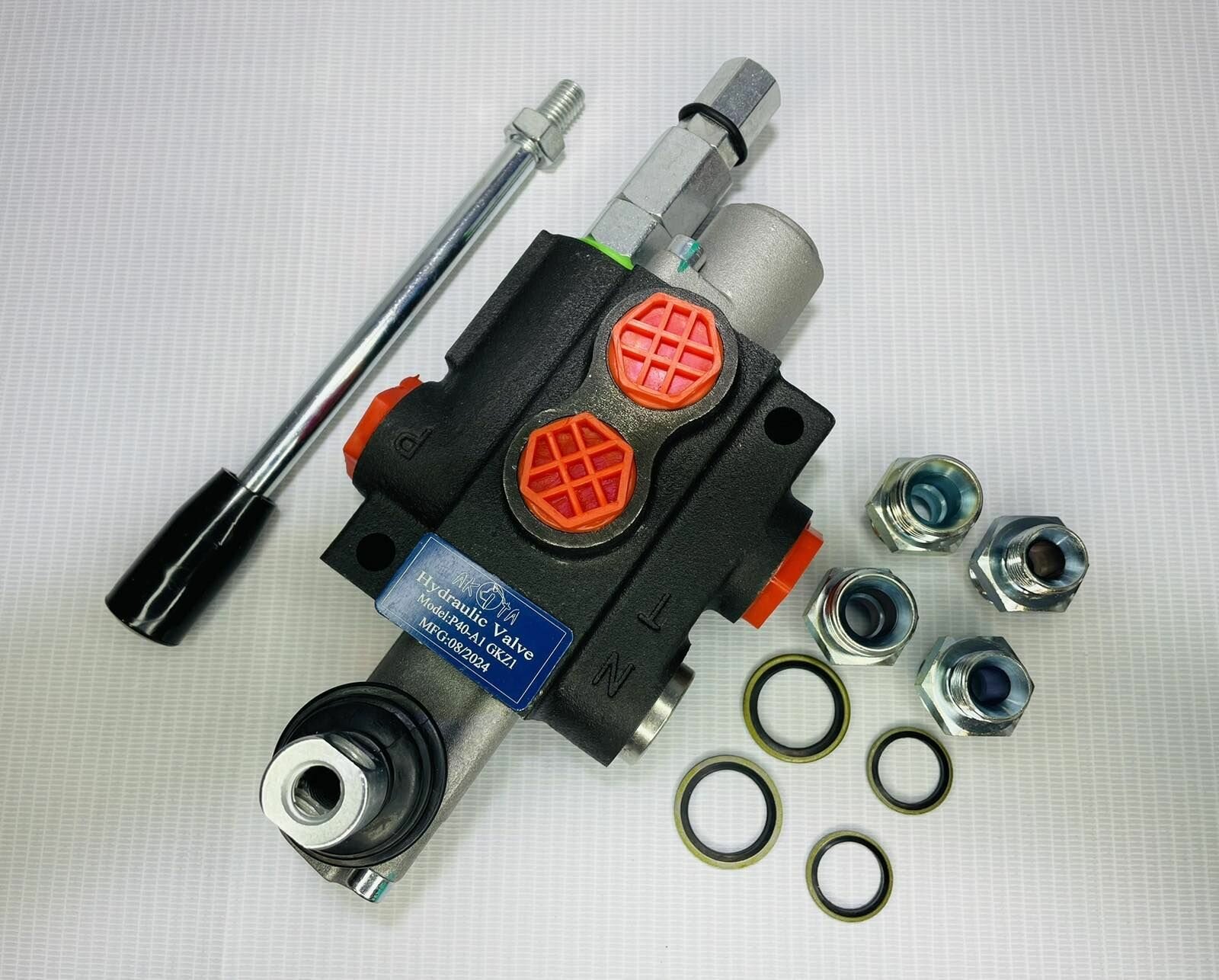 Гидрораспределитель Р40-А1 GКz1 (без фиксации) + комплект штуцеров