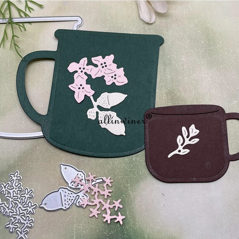 Металлические штампы для скрапбукинга Flower leaf