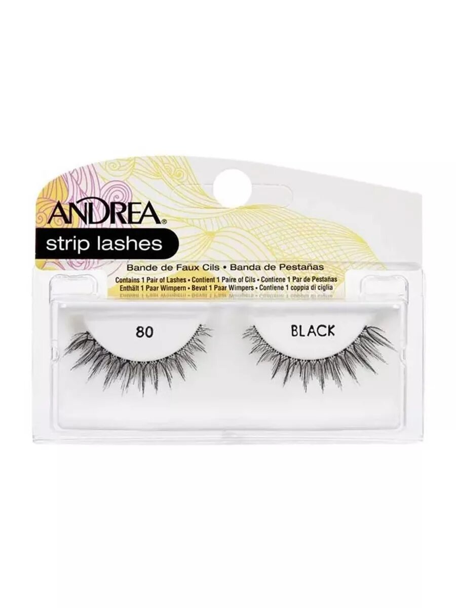 Накладные ресницы Andrea Mod Lash 80, черные, многоразовое использование
