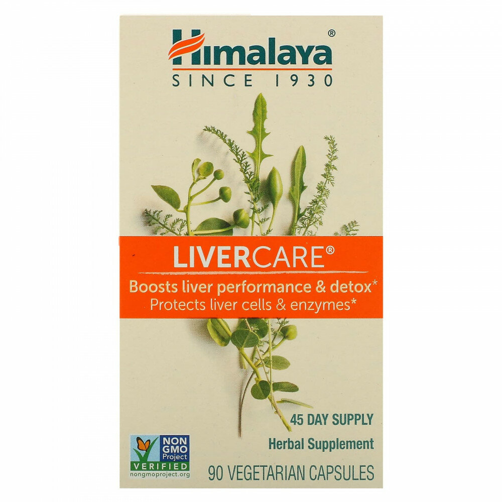 Himalaya, LiverCare®, 90 вегетарианских капсул