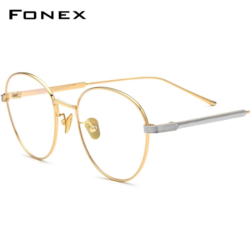 FONEX золотые титановые очки FONEX 85683