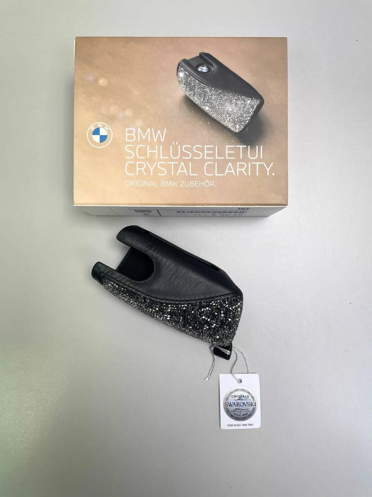 Футляр для ключей BMW Swarovski Crystal Clarity 82295A56C37 оригинал