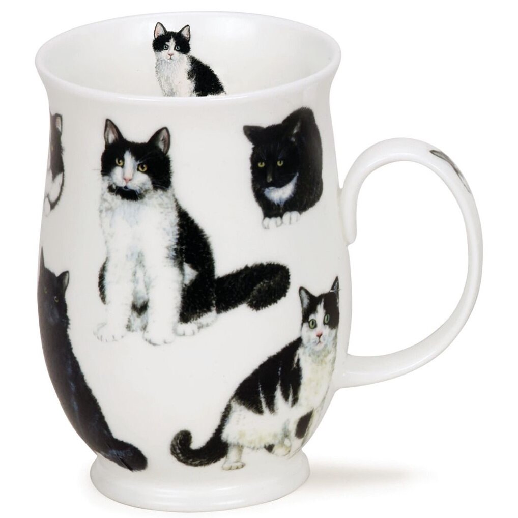 Кружка Dunoon Suffolk Black and White Cats 78083597