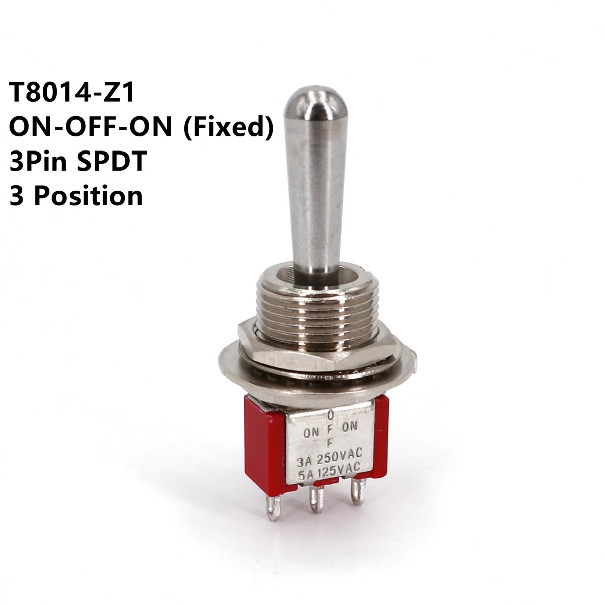 Переключатель SPDT ON-OFF-ON T8014