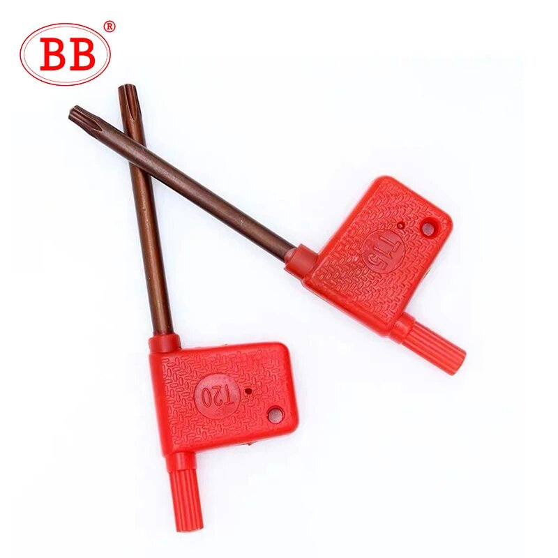 Шестилопастные ключи BB, звездообразные ключи T6, T8, T9, T10, T15, T20, держатель инструментов с ЧПУ, машина с ЧПУ, винты, Т-образные ручки, гаечный ключ, Концевая коробка, 10 шт. T8, Flag Key