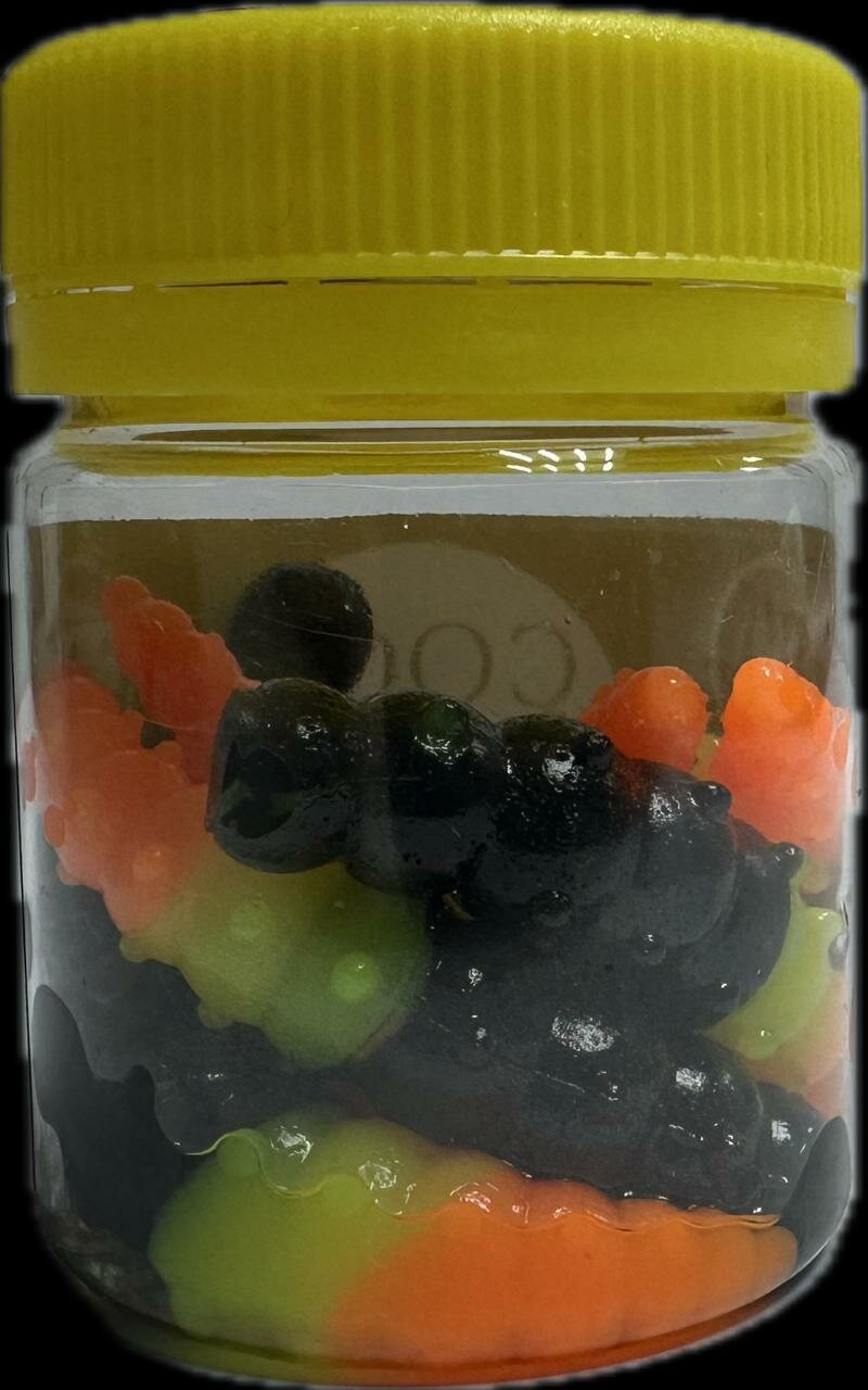 Приманка Cool Place Big J. Floating stretch 4,5см, цвет черно желто красный, с ароматом сыра