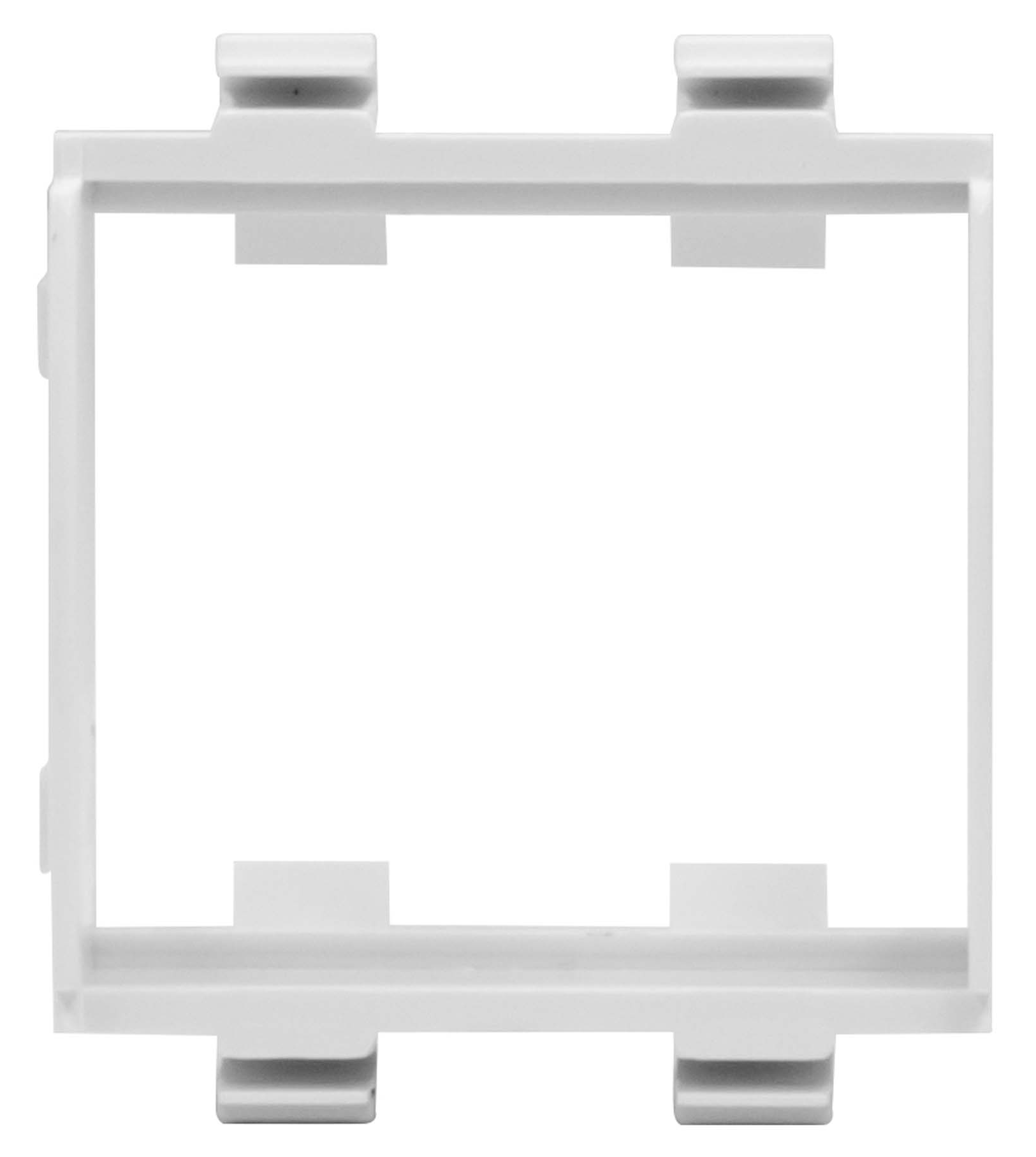 Рамка электроустановочная DKC / ДКС Viva под 2 модуля, F0000A, белый, 1 пост / для розеток и выключателей