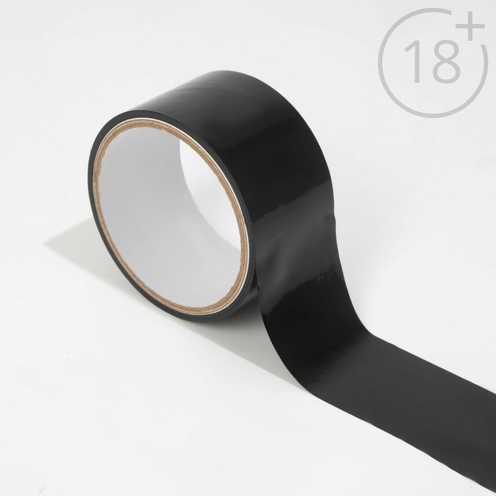 Лента-скотч БДСМ, для связывания, чёрная, 10 метров