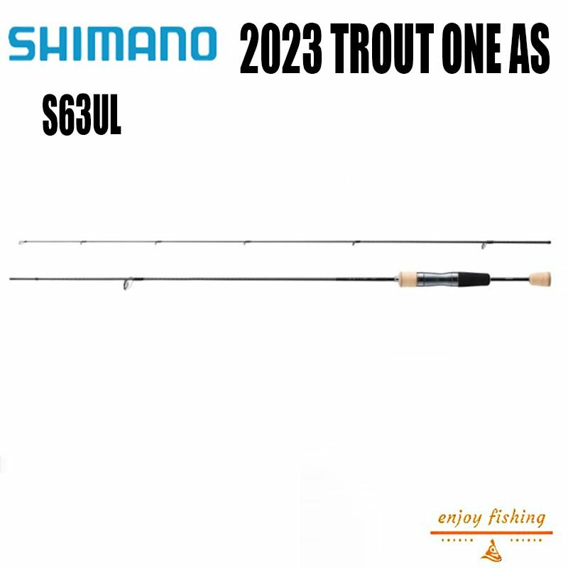 SHIMANO 2023 TROUT ONE AS S63UL Пресноводная Морская Вода Удочка Для Ловли Рыбы