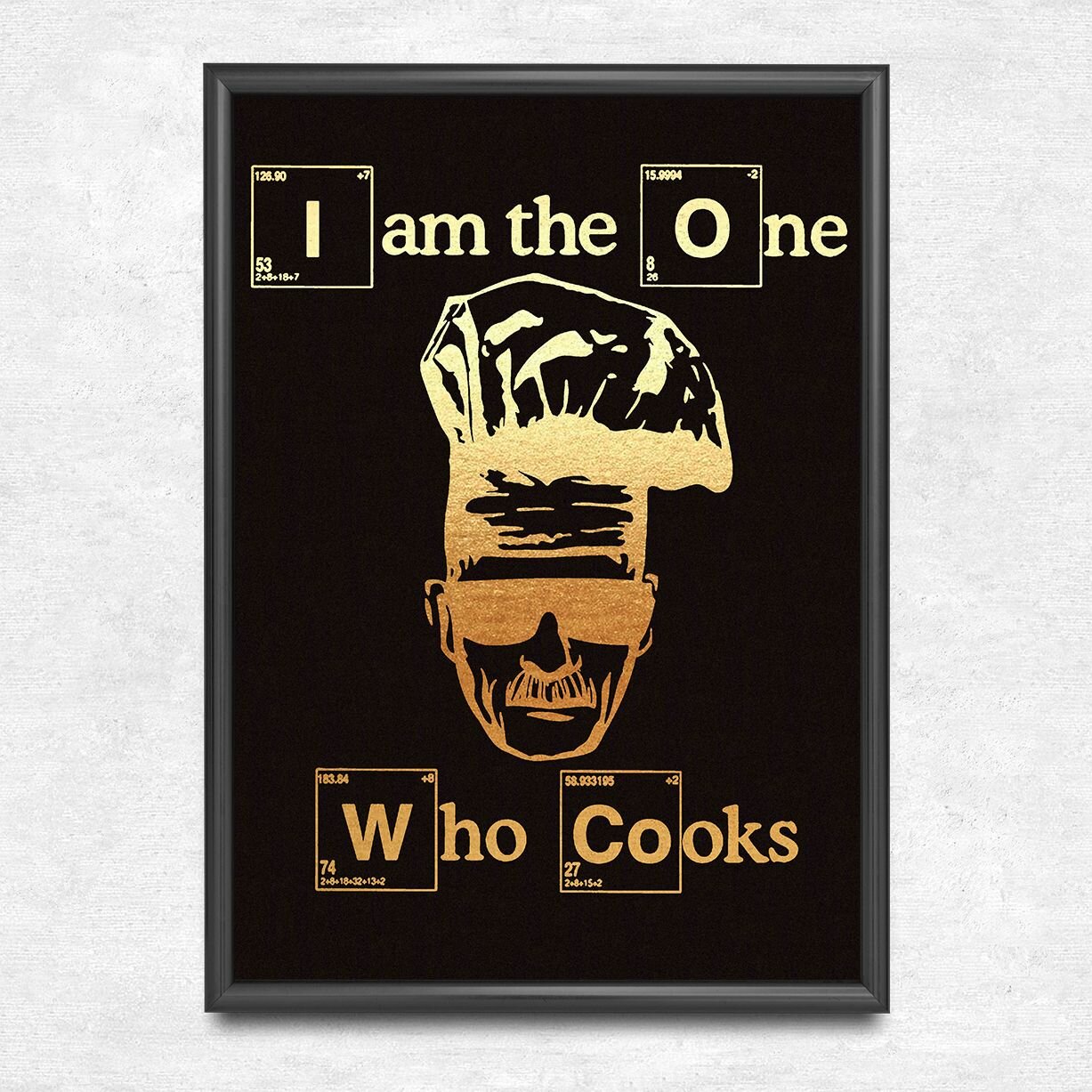 Постер Во все тяжкие / Плакат Breaking Bad Уолтер Уайт / Хайзенберг картина на стену