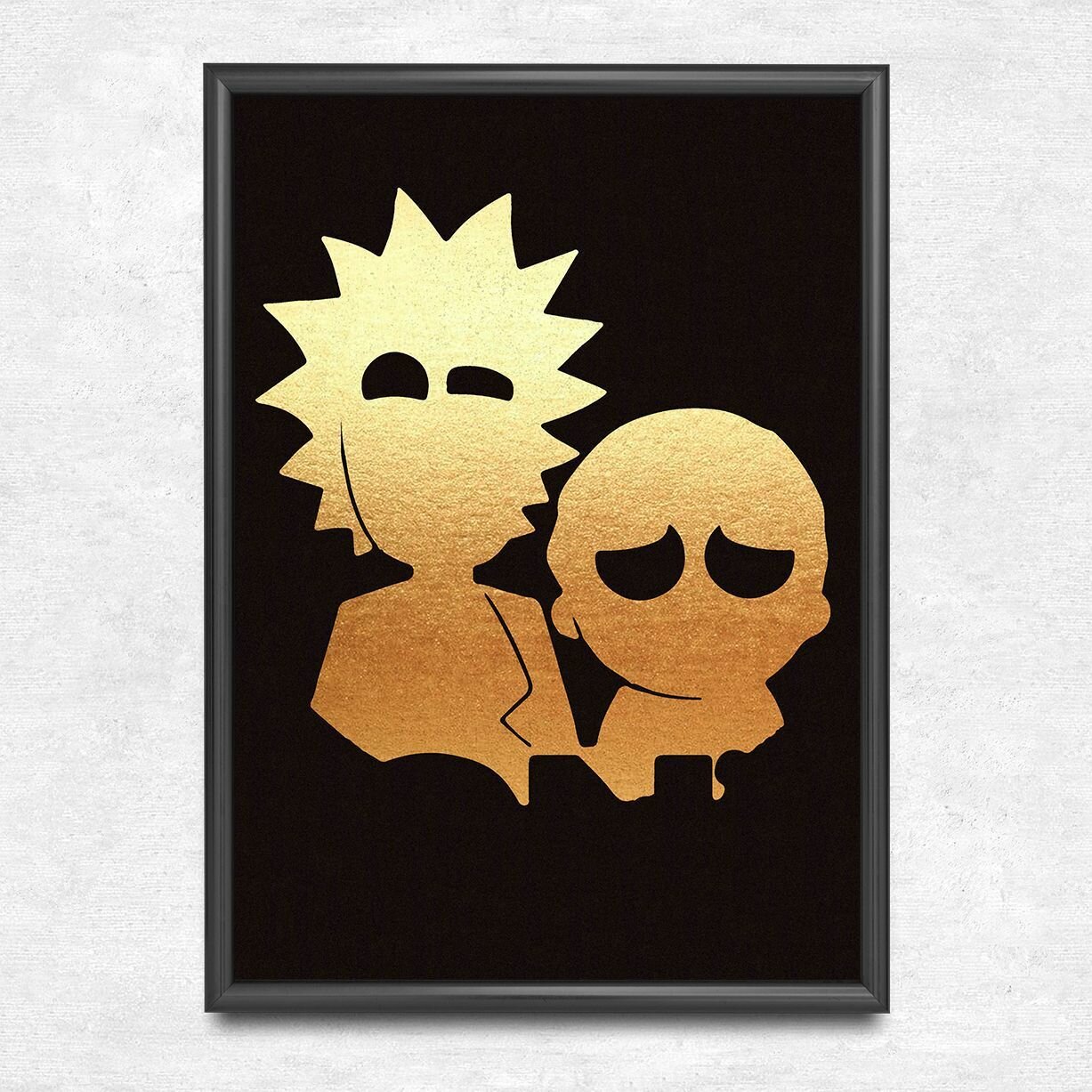 Постер на стену Рик и Морт / Плакат интерьерный Rick and Morty мультсериал