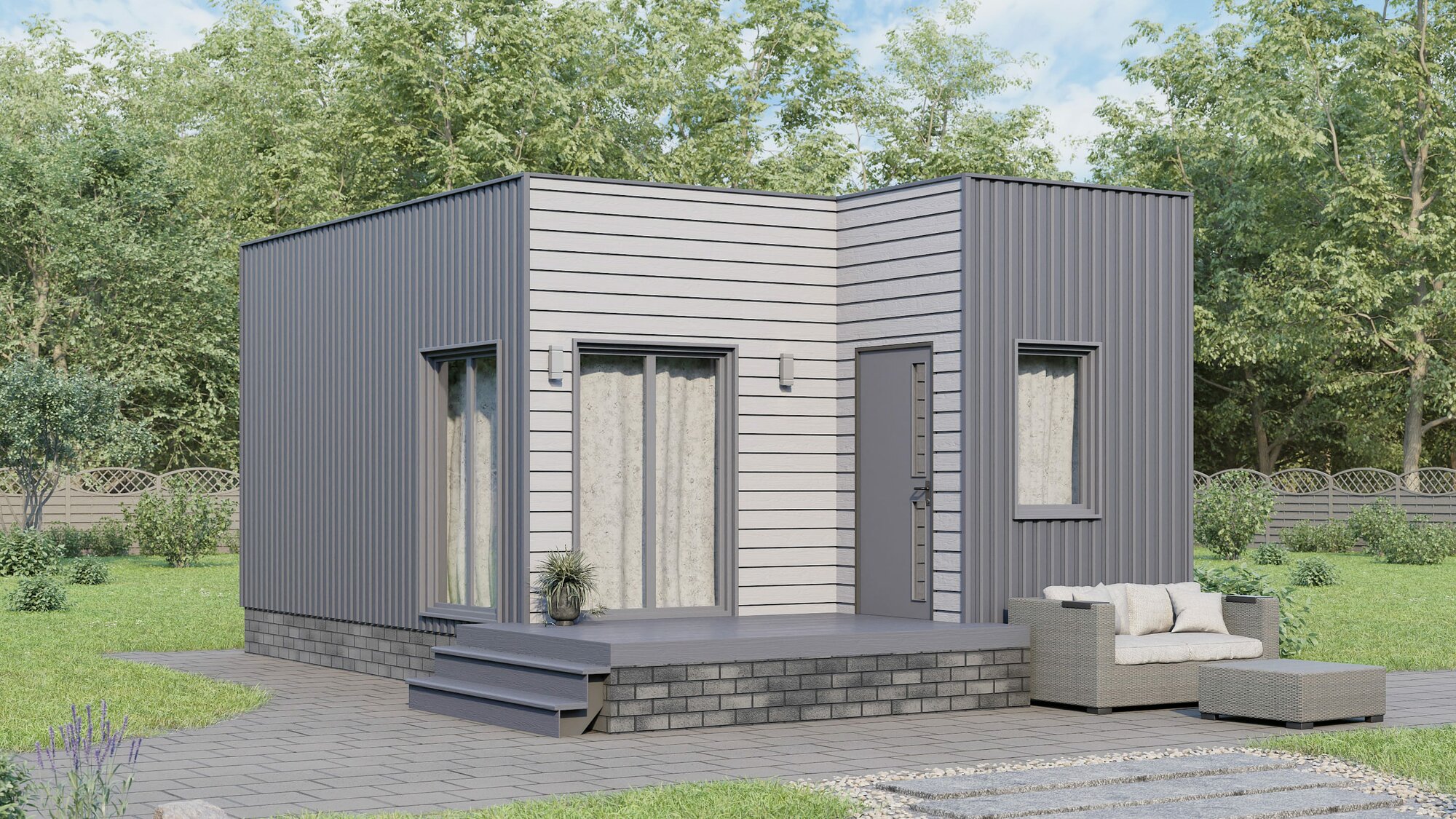 Проект дома "NEXT HOUSE" (38 м2)