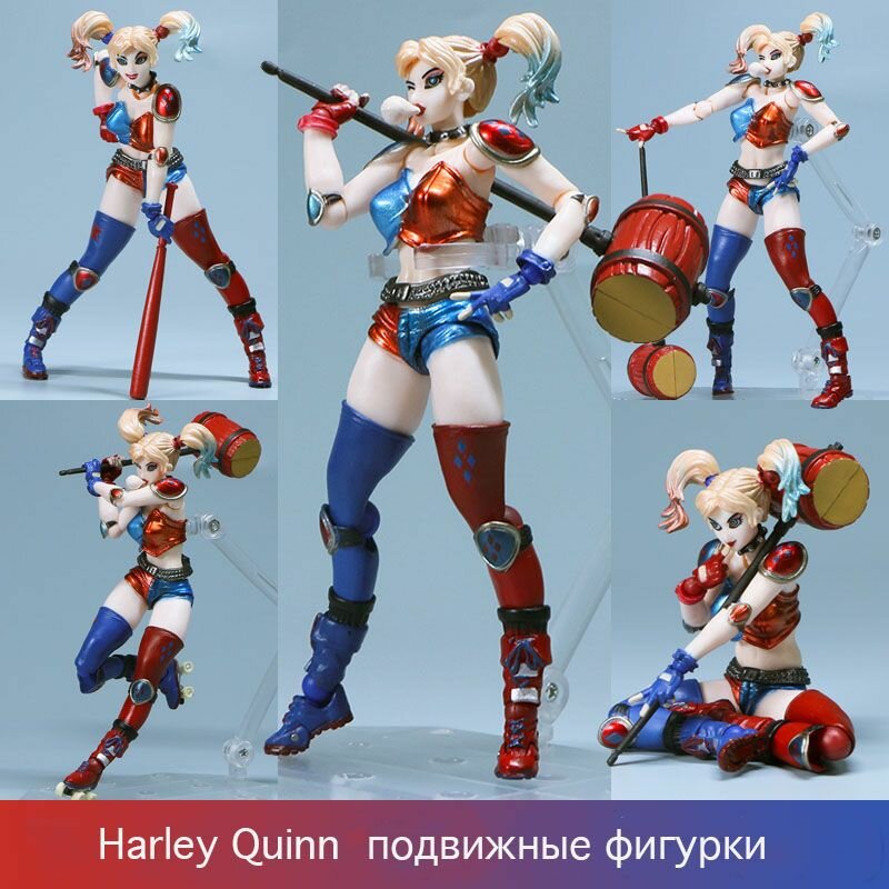 DC Comics /Harley Quinn Фигурка, подвижные фигурки,18 см, KAIYODO