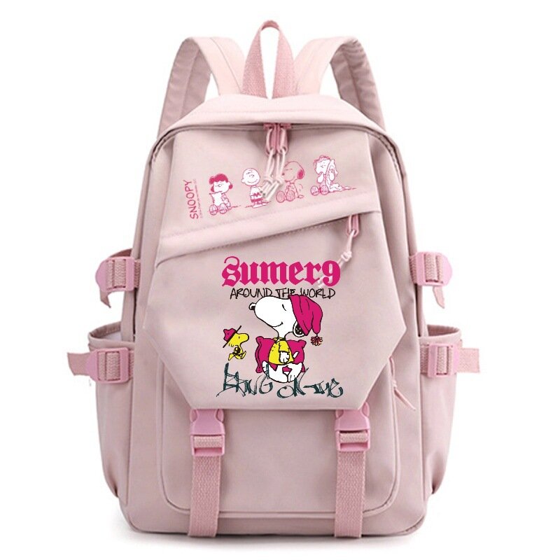 Горячая продажа Snoopy Cartoon Print Backpack Начальная школа ученика средней школы рюкзак рюкзак