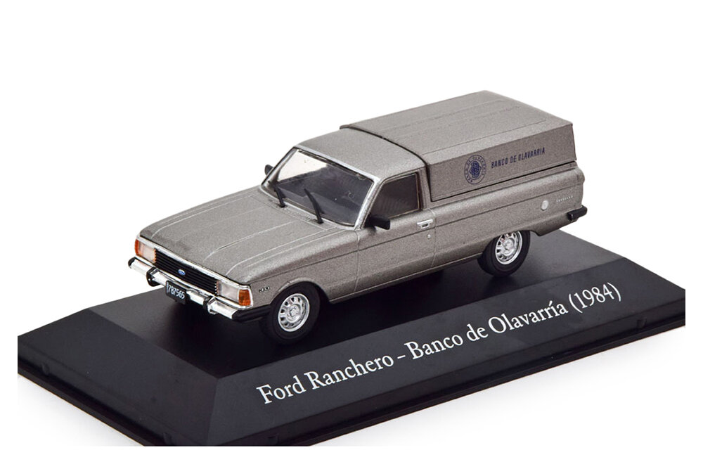 Модель коллекционная ALTAYA Ford ranchero banco de olavarr 1984 серый